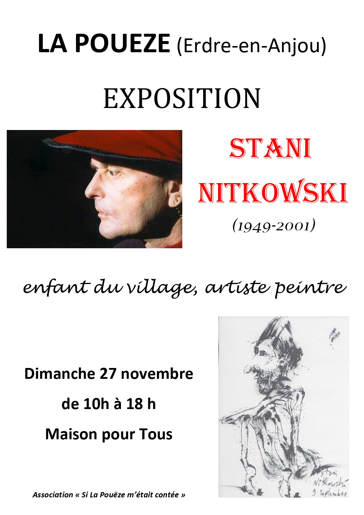Exposition Stani Nitkowski - Erdre-en-Anjou